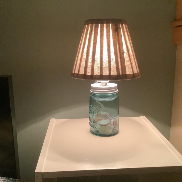 Reproduction of Clear Antique Pressed Glass Oil Lamp With Beaded ...