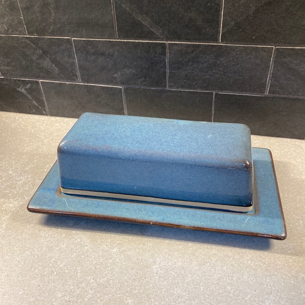 Stoneware Covered Butter Dish - Etsy