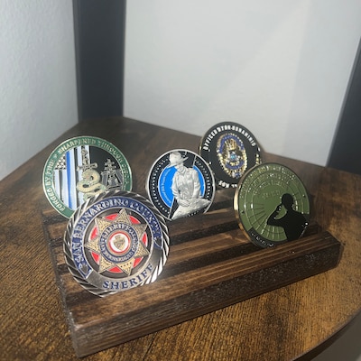 Starter Challenge Coin Holder ships Quick - Etsy