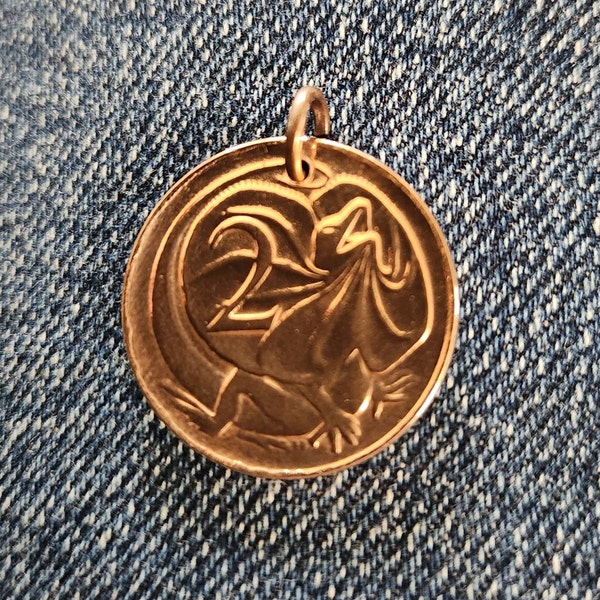 Maori Coin Necklace - New Zealand - Copper Charm - Hei-tiki - Unisex ...