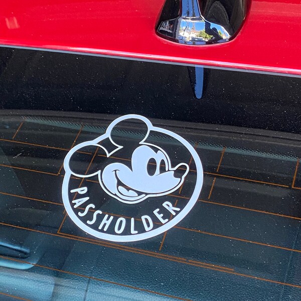 Disney Annual Passholder Decal - Etsy