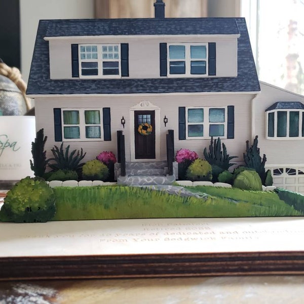 Custom House Portrait New Home Gift House Portrait Housewarming Gift ...
