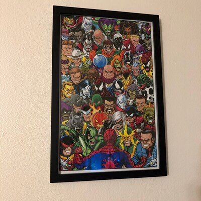 Spider-man Rogues Gallery 11x17 Fine Art Print - Etsy