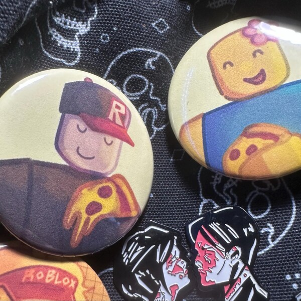 Roblox Guest & Noob Matching Pin-back Button Badge Set of 2 - Etsy