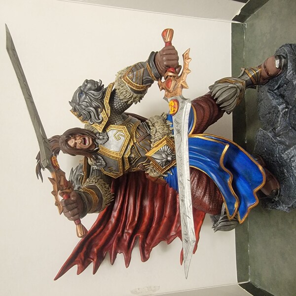 Varian Wrynn Wow Figure 8k Print World of Warcraft 3d Printed Model ...