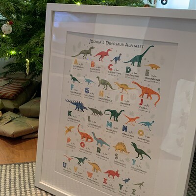 Dinosaur Alphabet Print, Toddler Room Decor, Classroom Decor, Perfect ...