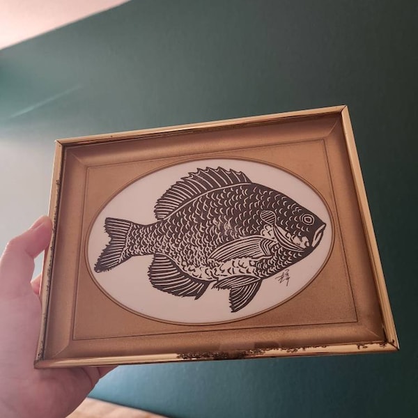 Empress Moth Block Print, Open First-edition Original Unframed, Signed ...