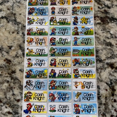 Kids Labels Custom Label Sticker Daycare Labels Dishwasher Safe School ...