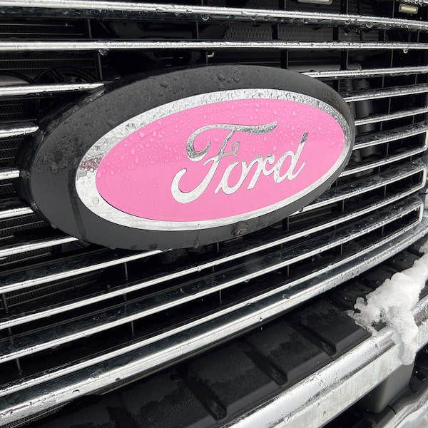 2017-2025 Ford F250/F350 Truck Emblem Overlay Insert Decals (set of 2 ...