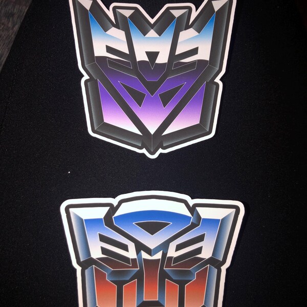 Transformers Decepticon Symbol Vinyl Sticker - Etsy