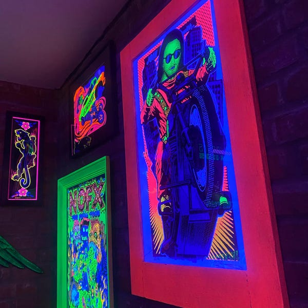 Fantastic & Astounding Gold Leaf, One of a Kind, Screenprint, Hand Made ...