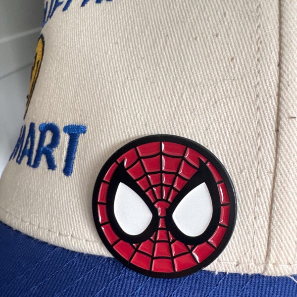 Spiderman Emblem Logo Lapel Pin Hat Pin - Etsy