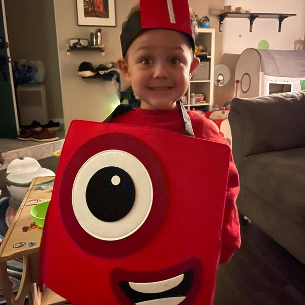 Numberblocks Costume, Halloween Costume, Birthday Costume, Characters 1 ...
