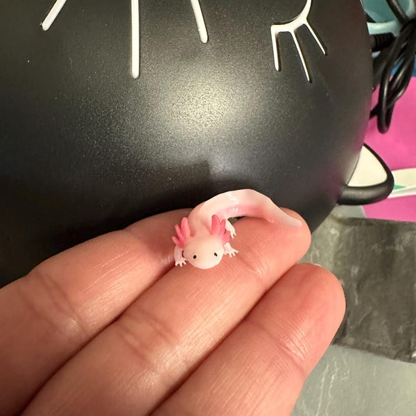 1:6 Scale Miniature Axolotls Dollhouse Amphibians-fashion Doll or Elf ...