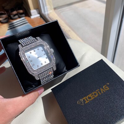 Iced Bling Out Hip Hop Jumbo Large XL Gold/ White Gold Plated - Etsy