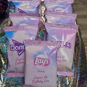 Super Mario Chip Bags, Mario Bros Birthday Chips, Mario Chip Bag 6ct ...