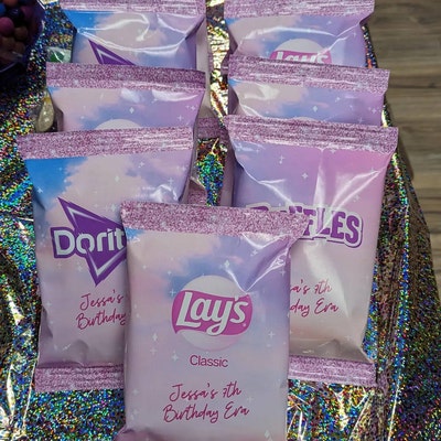 Super Mario Chip Bags, Mario Bros Birthday Chips, Mario Chip Bag 6ct ...