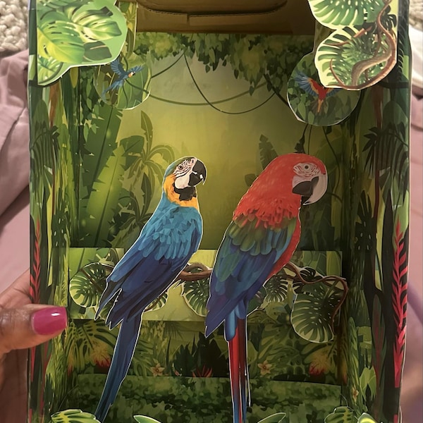 Printable Shoebox Diorama Kit, Create a Savanna Habitat, Animals ...