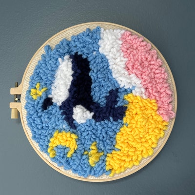 Van Gogh Starry Night Punch Needle Kit Beginner, DIY Punch Needles ...