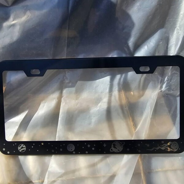 Custom Personalized License Plate Frame Color Choice 4 Holes - Etsy