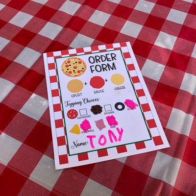Pizza Party Order Form Template Order Form Printable, Order Form ...
