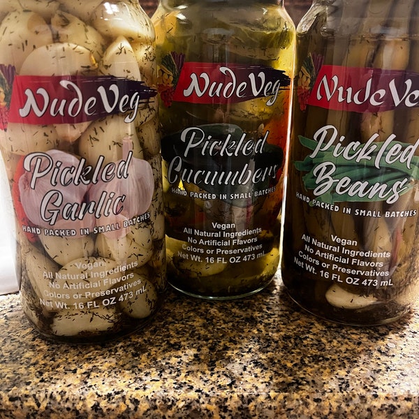 Gourmet Pickles, Custom 3 Pack Bundle, Farm Fresh, Family Recipe ...