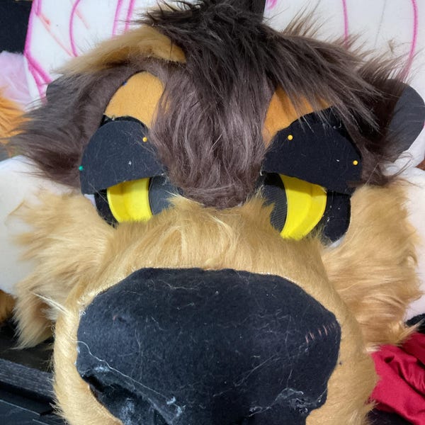 Eden DARK BROWN Shaggy Long Pile Soft Faux Fur Fabric for Fursuit ...