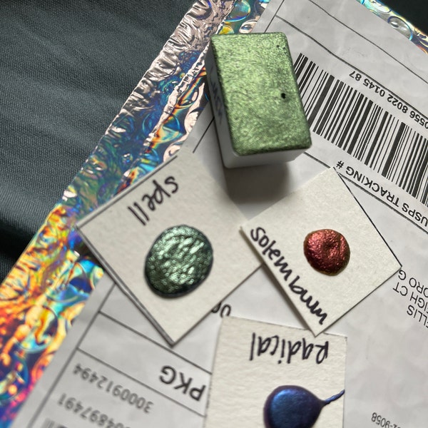 Hosta - Supershift Colorshift Handmade Watercolor Paint - Multichrome ...