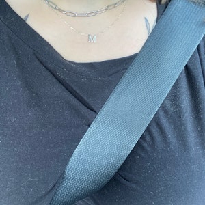 Block Name Necklace, Name Necklace With Curb Chain, Personalized Name ...