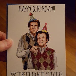 Step Bros Birthday Card, Funny Birthday Card, Comedy Gift for Him, Bday ...
