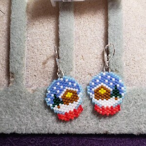 Angel Brick Stitch Bead Pattern, DIY Beaded Earring Jewelry Charms, PDF ...