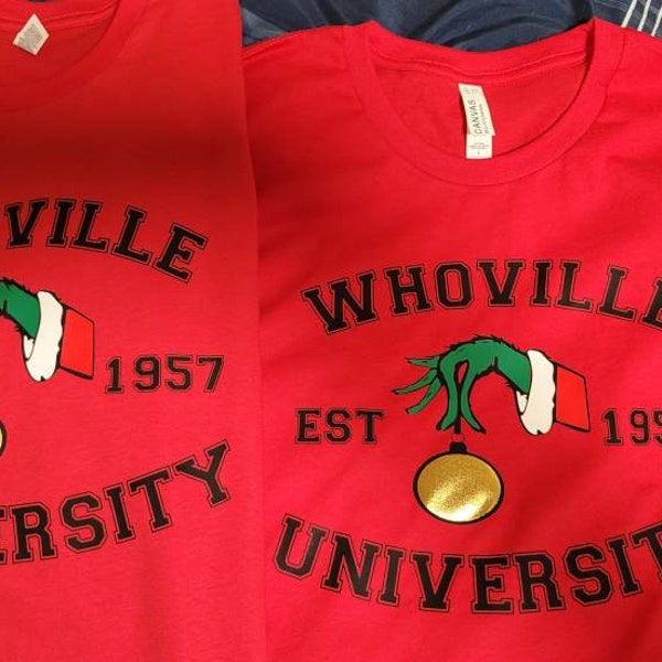 Whoville Grinch University SVG & PNG - Etsy