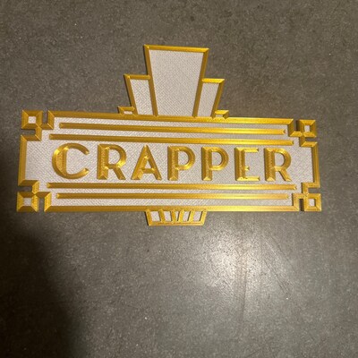 Custom Art Deco Sign Decor Home Art Deco 3D Printed Decoration Interior ...