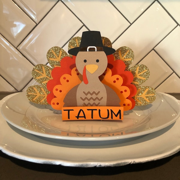 3D Cute Turkey Pop Up, Thanksgiving Turkey Centerpiece Decor Template ...