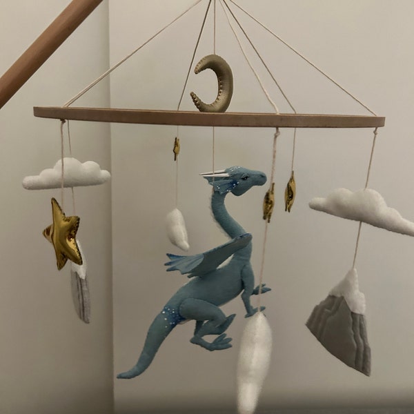 Customizable Dragon Baby Mobile for Nursery / Baby Shower Gift. Dragon ...