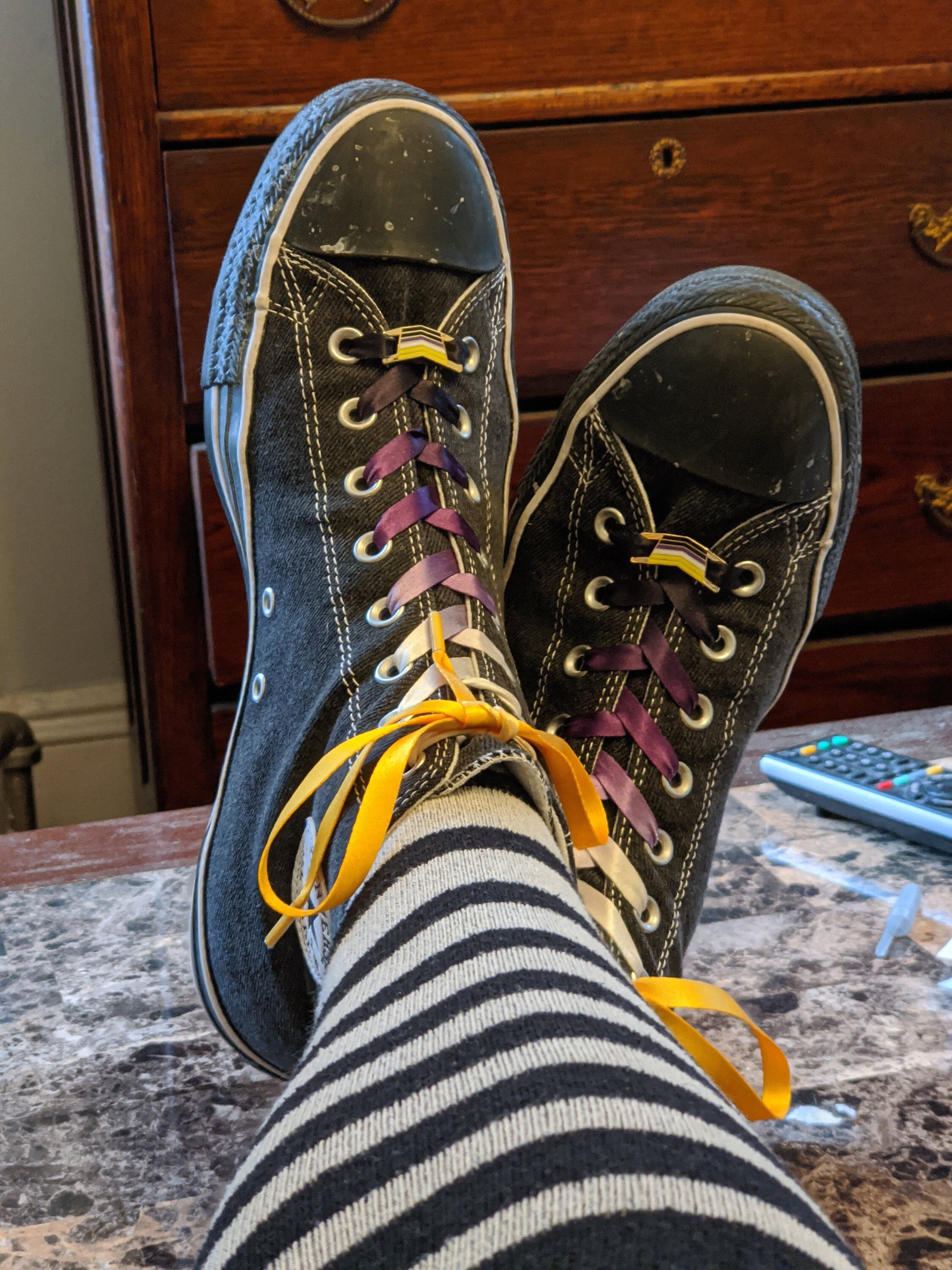 Non-Binary Pride Shoelaces