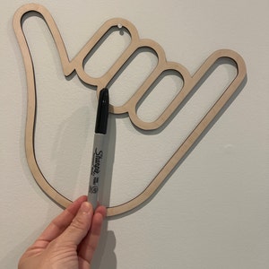 Shaka Hand Sign, Surfer Theme Room, Beach Kid Room Decor, Nautical Room ...