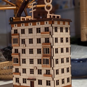 Mini Parking Garage for 2 Toy Cars Garage DIY Kit Car Storage 3d Puzzle ...