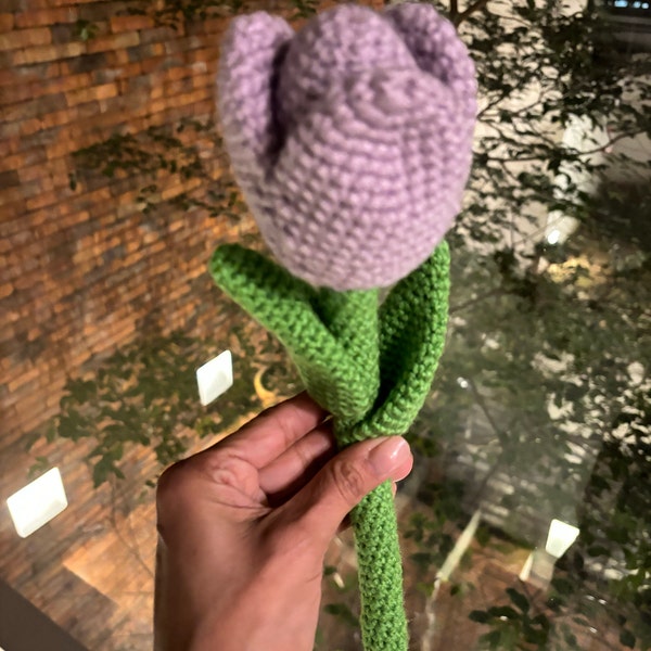 Crochet Pattern Tulip, Amigurumi Flower, PDF Tutorial Easter Decor - Etsy