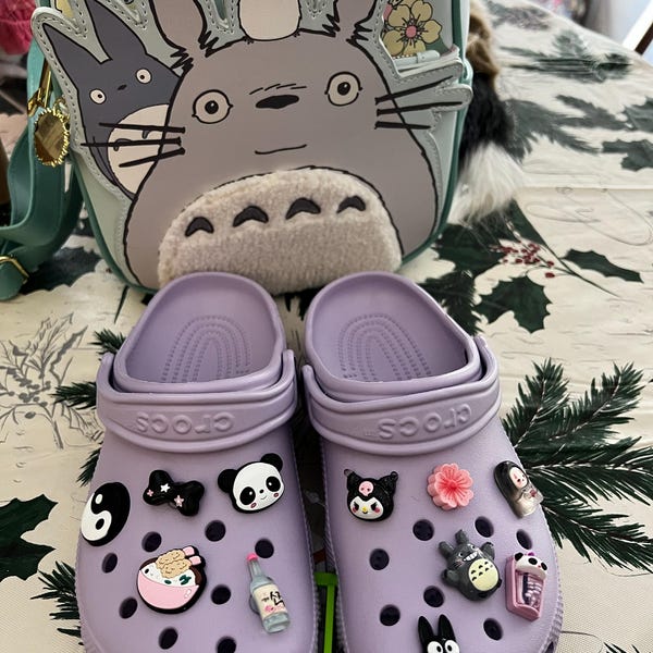 Shoe Charms Set | Cozy Anime Characters | Japanese Kawaii Spirit | Cat ...