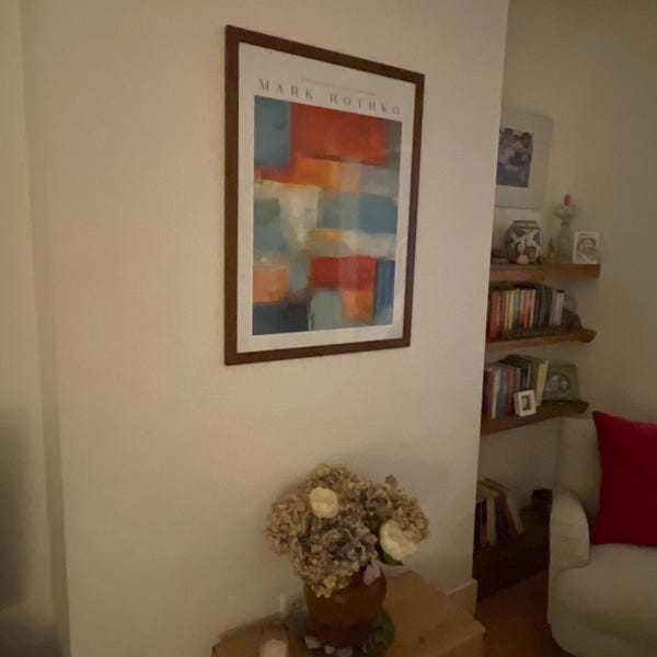Mark Rothko Print Wall Art Framed, Minimalist Extra Large Wall Art ...