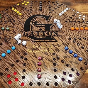 Family Game Night Wahoo Game Board, 8 Player Wahoo, Octagon Aggravation ...