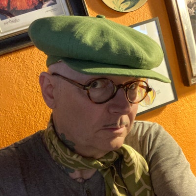 The it Cap 1910s / 1920's Style Flat Cap With Box Pleated Top Made to ...