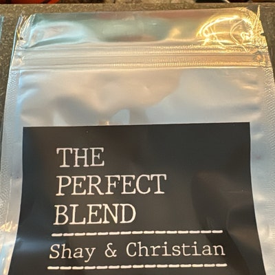 100 Pcs the Perfect Blend Coffee Wedding Favor Bags, Bridal Shower ...