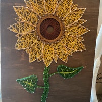Daisy String Art Kit Adult DIY Kit Includes All Crafting Supplies ...