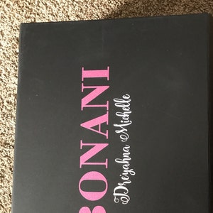 Custom Birthday Gift Box With Name Personalized Decorative - Etsy