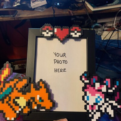 CUSTOM Pokemon Picture Frame Couples Picture Frame Video Game Wedding ...