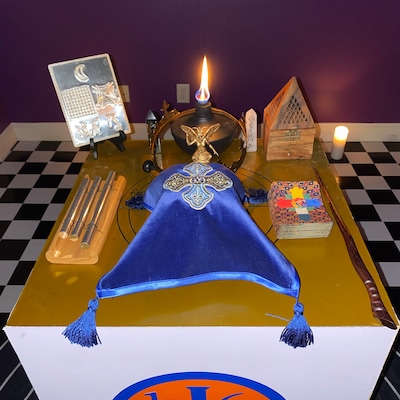 Black Tau Hooded Robe, Robe of a Neophyte, Robe of the Crone, Ritual ...