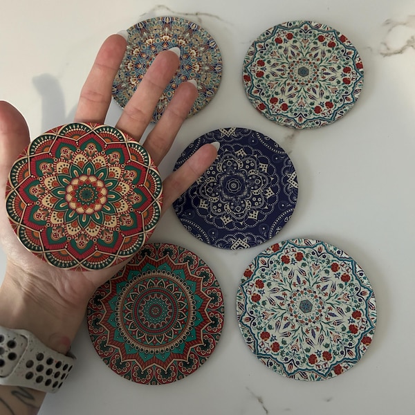 Placemats / Mediterranean Persian Pattern | Placemats Set of 2, 4, 6 ...