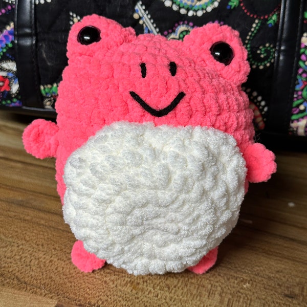 3in1 Crochet Pattern - Chubby Squishy Frogs, Strawberry Frog, Sky Frog - Etsy